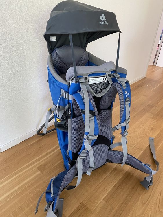 Deuter Kid Comfort 2 Child Carrier Backpack Hiking Travel Bl (Gebraucht ...