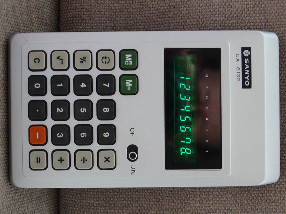Sanyo CX-8132 Taschenrechner (Gebraucht) in Hirzel für CHF 25 – mit Lieferung auf Ricardo kaufen