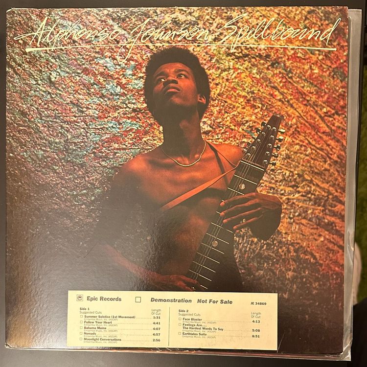 Alphonso Johnson – Spellbound LP (Gebraucht) in Viganello für CHF 5 ...