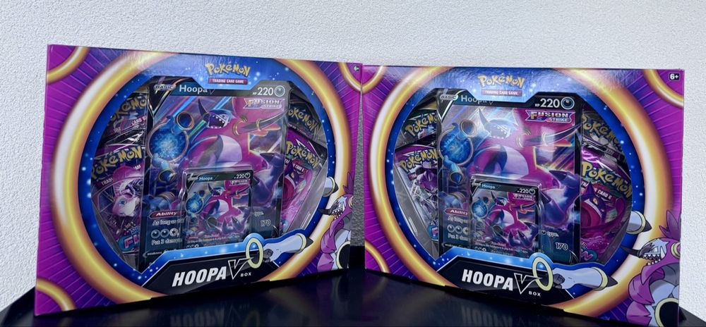Hoopa V Box🇬🇧 1x Evolving Skies 2x Fusion Strike (Neu und ...
