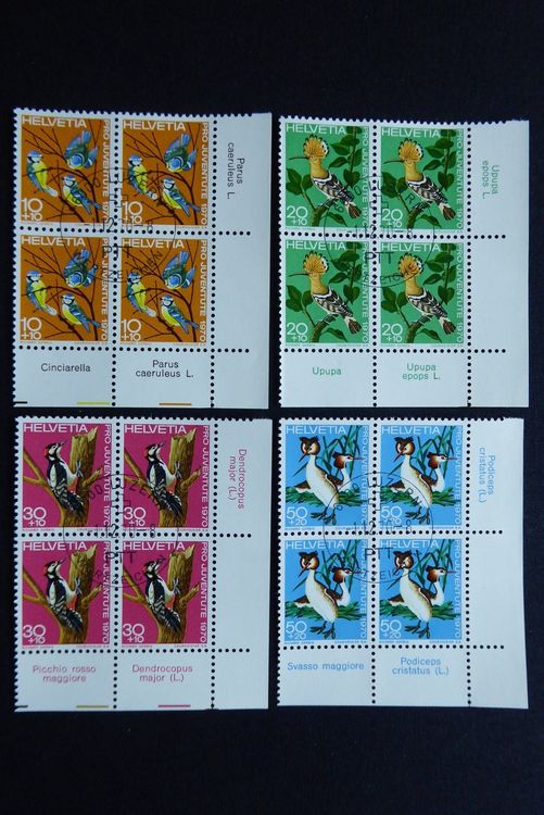 (i344) PJ: 1970 Zst. J232 - J235 ET ʘ (Gebraucht) in für CHF 1 – mit ...