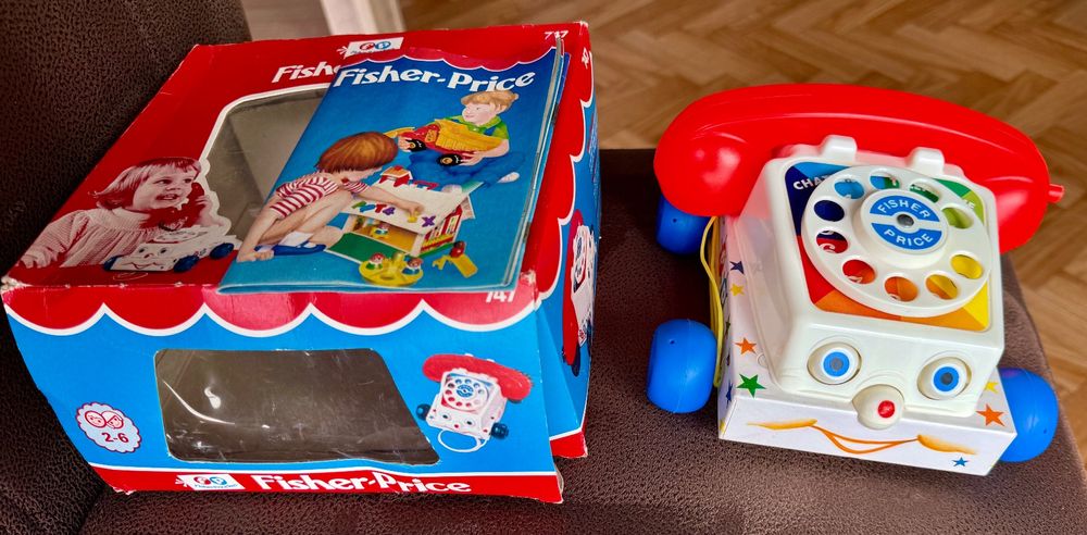 Fisher Price Plappertelefon Telefon Vintage OVP 80er 80s TOP (Neu ...