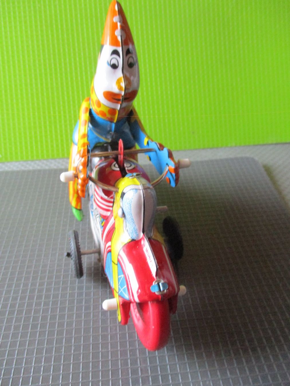 Clown Motorrad aus Blech mit Originalbox - Made in China (Neu und ...
