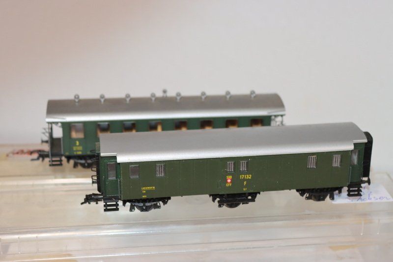 2 Liliput SBB Wagen ( 668 ) (Gebraucht) in Kerzers für CHF 54 – mit ...
