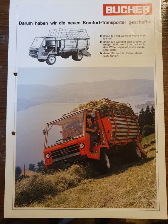 Bucher Modelprogramm Prospekt ZZ | Kaufen auf Ricardo