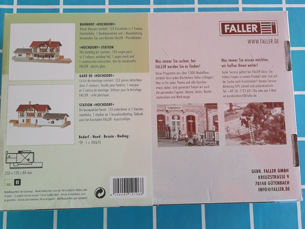 Neu: Bahnhof Station "Hochdorf", Spur N, Faller 212106 | Kaufen auf Ricardo