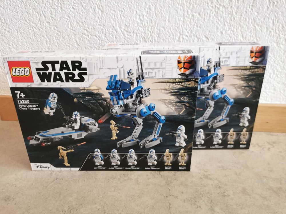 Lego Star Wars 75280 501st Legion Clone Troopers 2x (Neu und ...