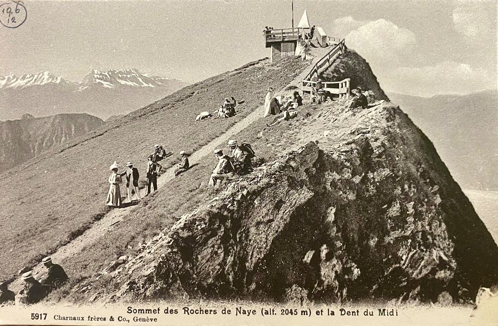 Antike AK - Sommet des Rochers de Naye - Belebt (Gebraucht) in Root für CHF 1 – mit Lieferung ...