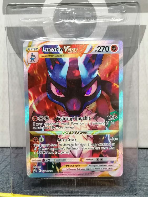 LUCARIO VSTAR SWSH291 CROWN ZENITH ETB PROMO POKEMON KARTE (Gebraucht ...