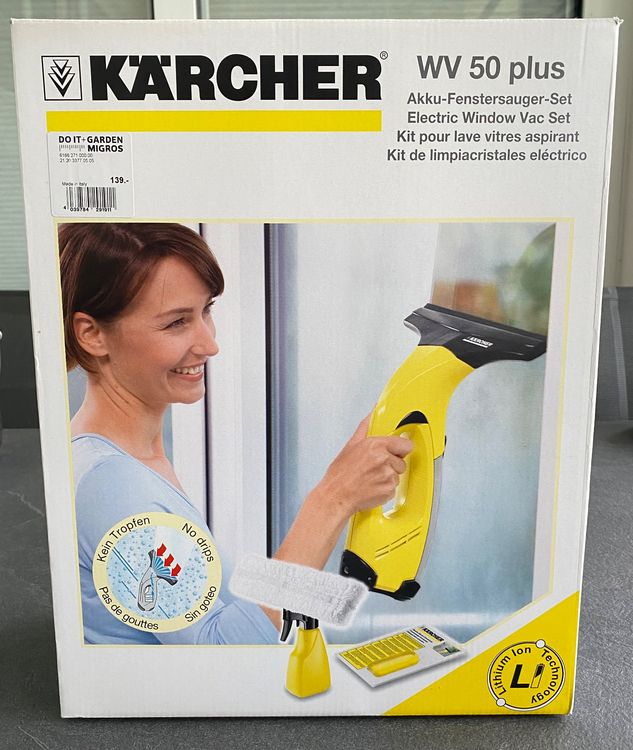 Kärcher WV 50 plus Fensterreiniger-Set (Gebraucht) in Uetikon am See ...