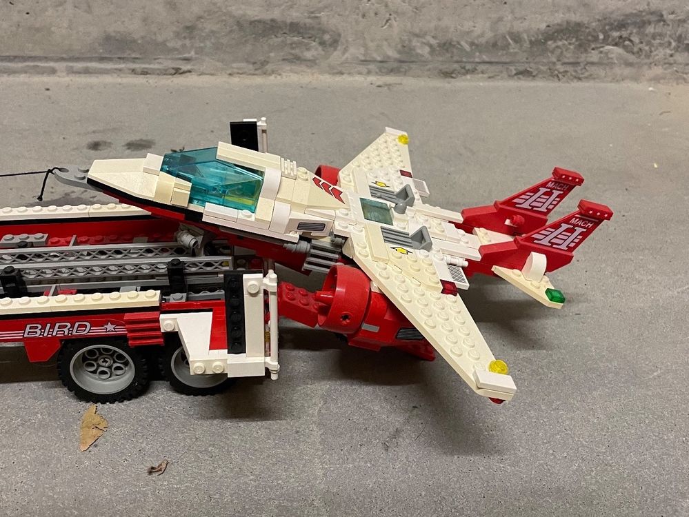 LEGO 5591 MODEL TEAM RED BIRD TRUCK MIT AUFLIEGER UND JET (Gebraucht ...