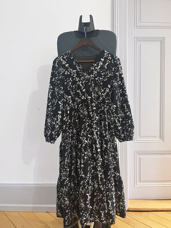 Winter chiffon one piece dress with inner fleece | Kaufen auf Ricardo