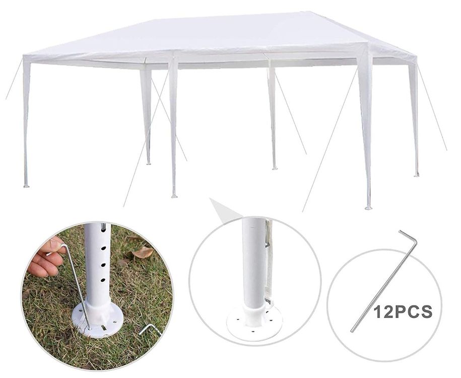 Zelt - Leichter Pavillon / 3x6 M / Weiß / Neu | Kaufen auf Ricardo