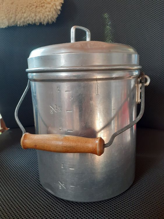Vintage Milchchesseli Alu Milchkanne 3l Milchkessel Agrar (Gebraucht ...