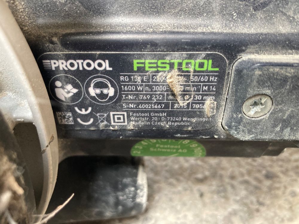 Festool Sanierfräse RG 130 E-Plus CH (Gebraucht) in Heiligkreuz (Mels) für CHF 515 – nur ...