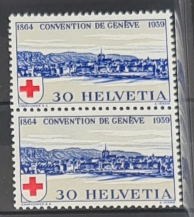 Timbre 1939 Convention de Genève 75ans Croix Rouge (Neu (gemäss Beschreibung)) in Noville für ...