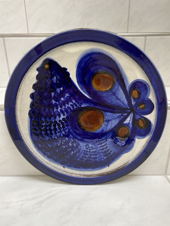 Keramik, Willy Steinlin, Wandteller, Tortenplatte. (Gebraucht) in ...