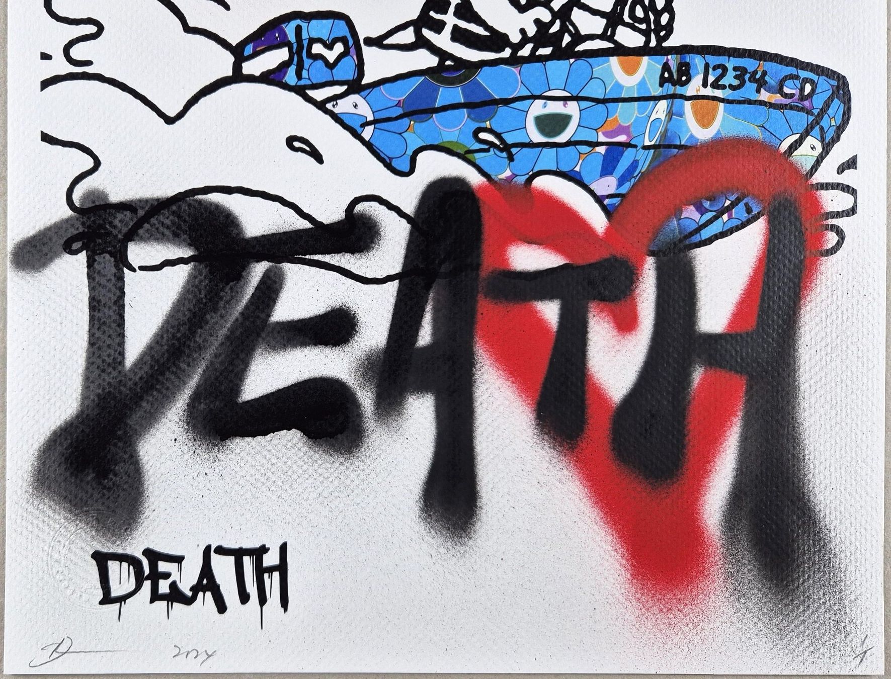 Death NYC Pop Art Druck " Boat Driver Snoopy Unikat 1 von 1 (Neu ...