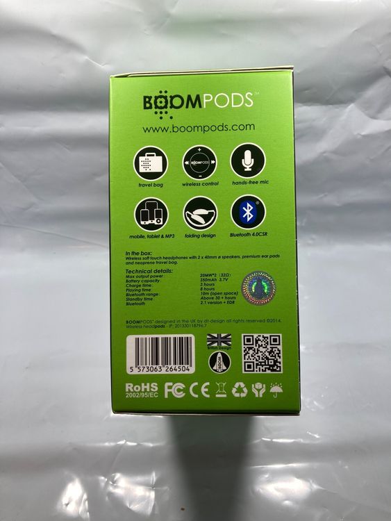 Boom Pods Bluetooth Kopfhörer | Kaufen auf Ricardo