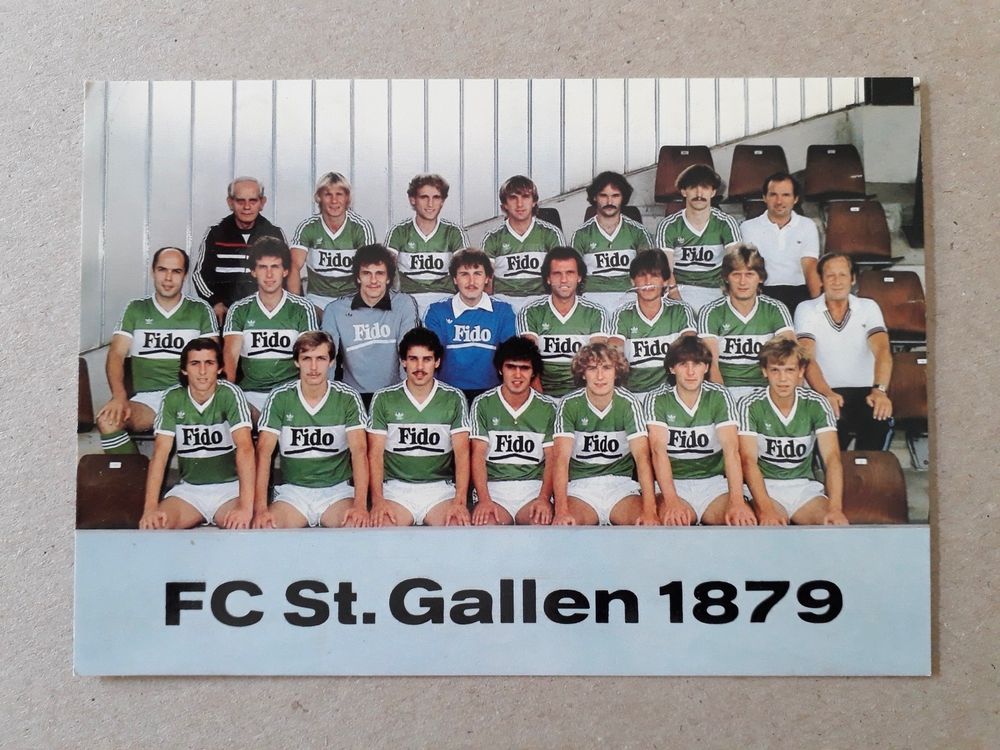 Mannschaftskarte FC St. Gallen 1982/83, FCSG (Gebraucht) in Basel für ...