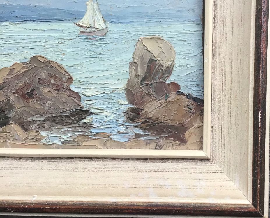 Antike See Landschaft Gemälde Unleserlich Signiert (Gebraucht) in Root für CHF 20 – mit ...