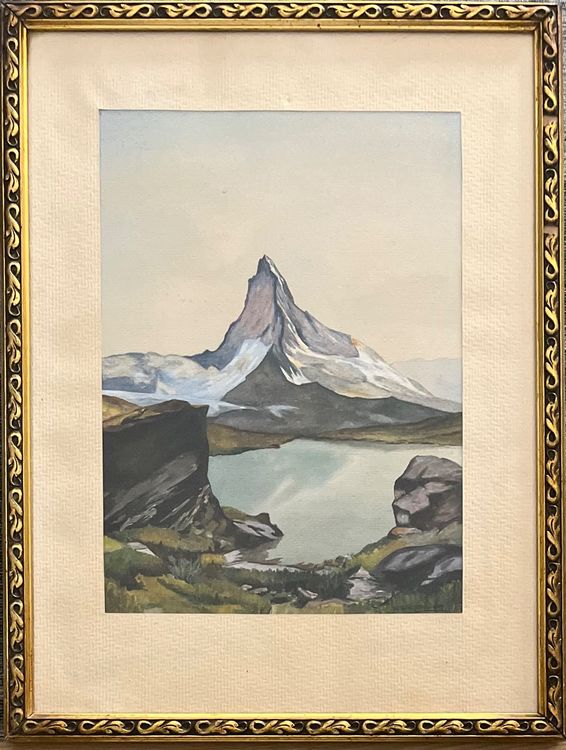 MATTERHORN Aquarell- Unleserlich Signiert (Gebraucht) in Root für CHF 19 – mit Lieferung auf ...