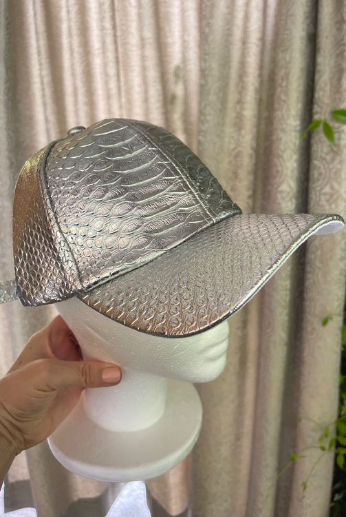 cappello in argento con printe pitone (Neu und originalverpackt) in ...
