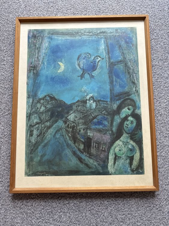 Chagall Lithographie, gerahmt, signiert 1950 (Gebraucht) in Luzern für ...