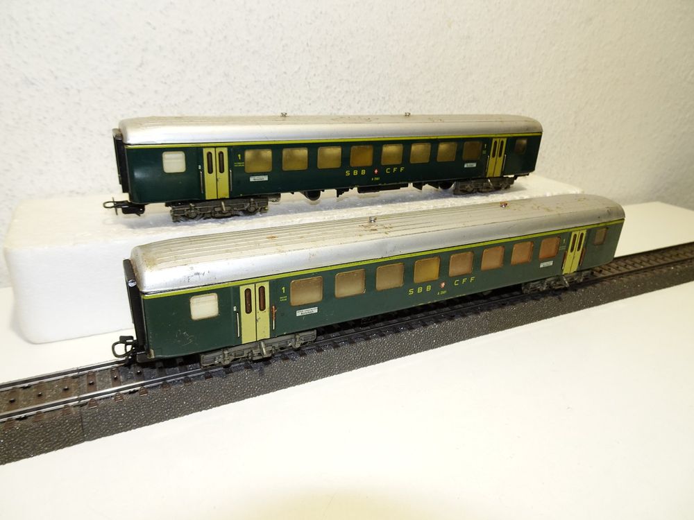 2 Märklin Personenwagen SBB A2561 HO (13) (Gebraucht) in Luzern für CHF 1.9 – mit Lieferung auf ...