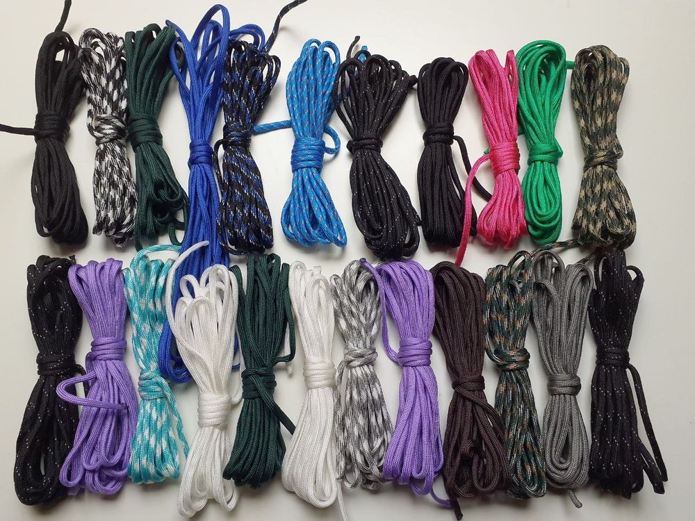 Paracord 4, 4-5mm Mix - 23 x 3Meter (Neu (gemäss Beschreibung)) in ...
