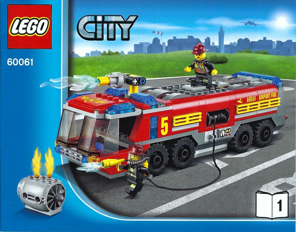 LEGO® 60061 City Fire - Airport Fire Truck | Kaufen auf Ricardo