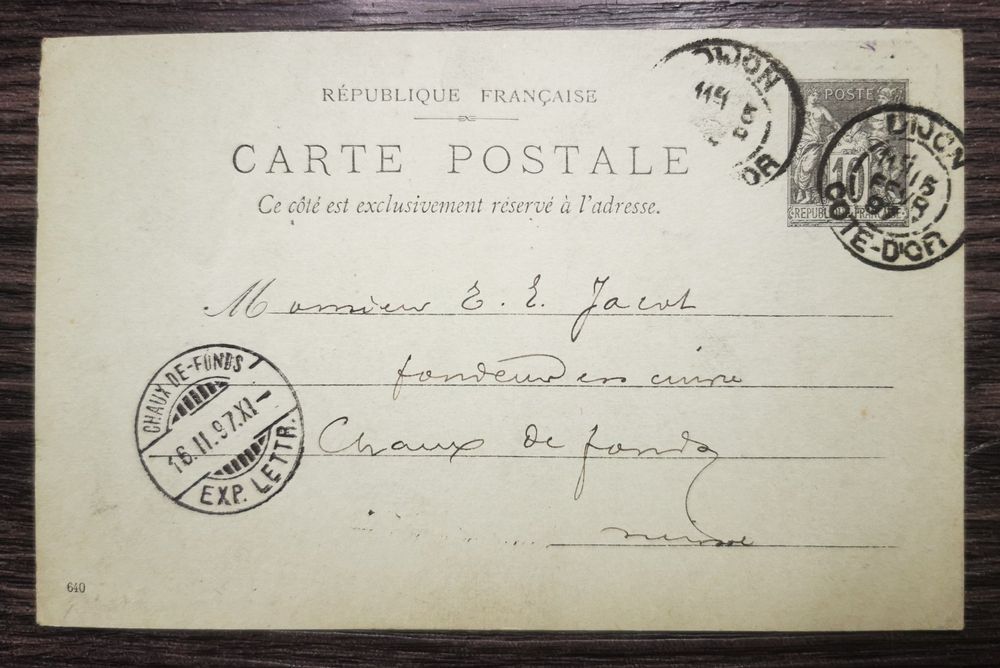 M1 Carte Postale + Timbre France 1897 | Kaufen auf Ricardo