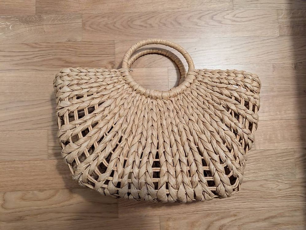 Sommer Strandtasche Bast Korbtasche Handtasche Flecht NEU (Neu und ...