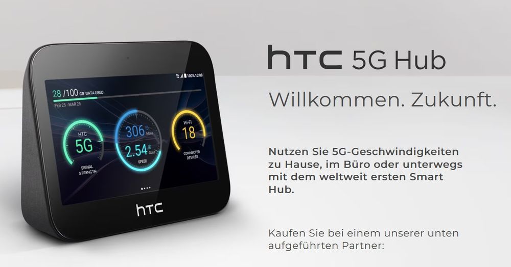 HTC 5G Smart Hub (SIM Router) (Gebraucht) in Heimberg für CHF 250 – mit ...