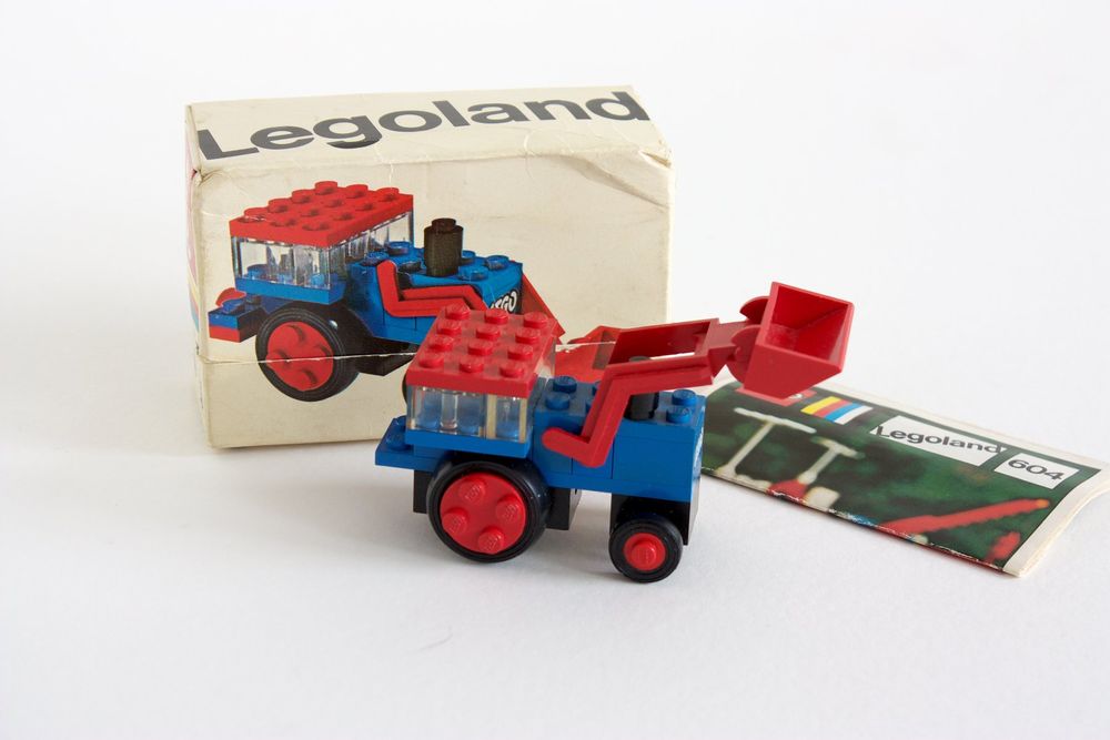 LEGO Legoland 604 - Traktor Frontlader Schaufellader 1971 (Gebraucht ...