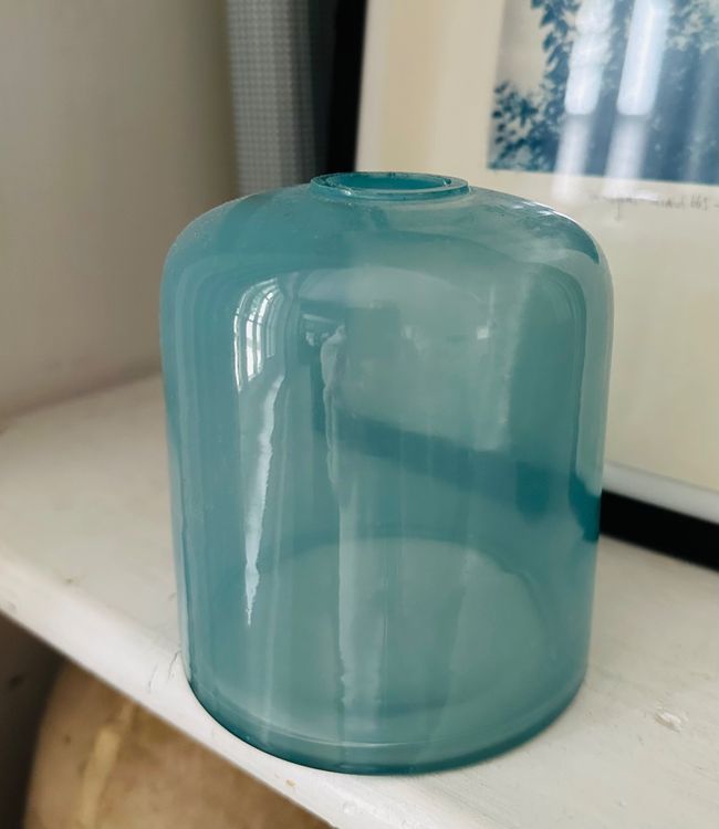 🟢 Petit vase bleu ciel NEUF / Kleine blaue Vase NEU (Neuf (Voir ...