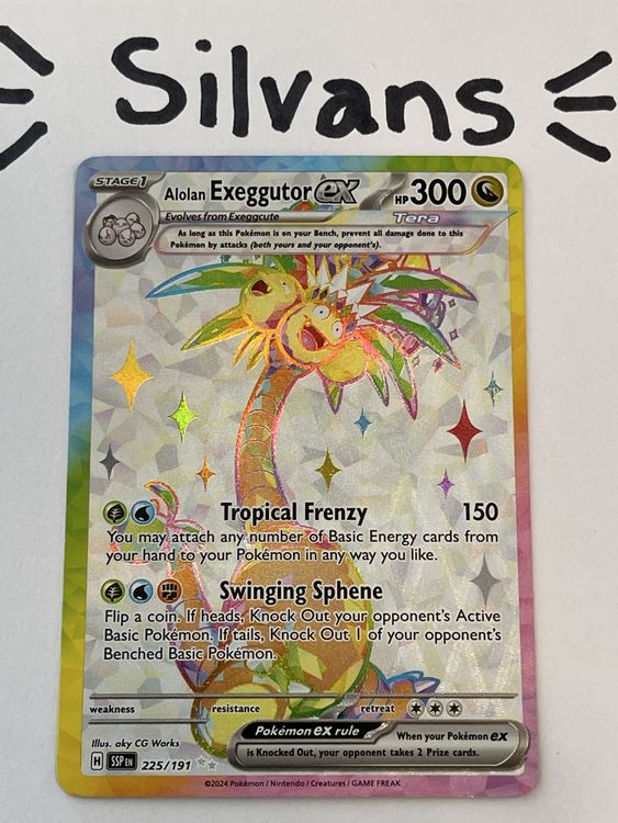 Exeggutor ex Tera 225/191 Surging Sparks Englisch (Neu (gemäss ...