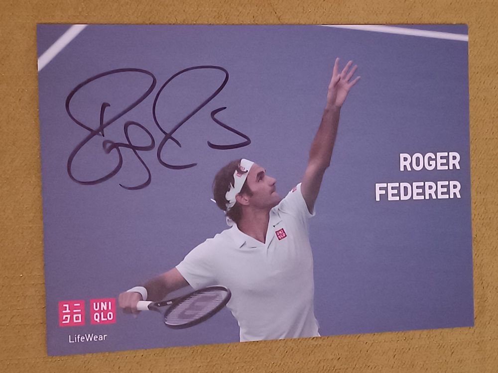 Roger Federer - handsigniert (Gebraucht) in Menziken für CHF 20 – mit ...