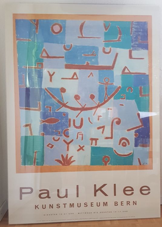 4 Kunst-Poster Paul Klee mit 1 Weltformat Wechselrahmen | Kaufen auf ...