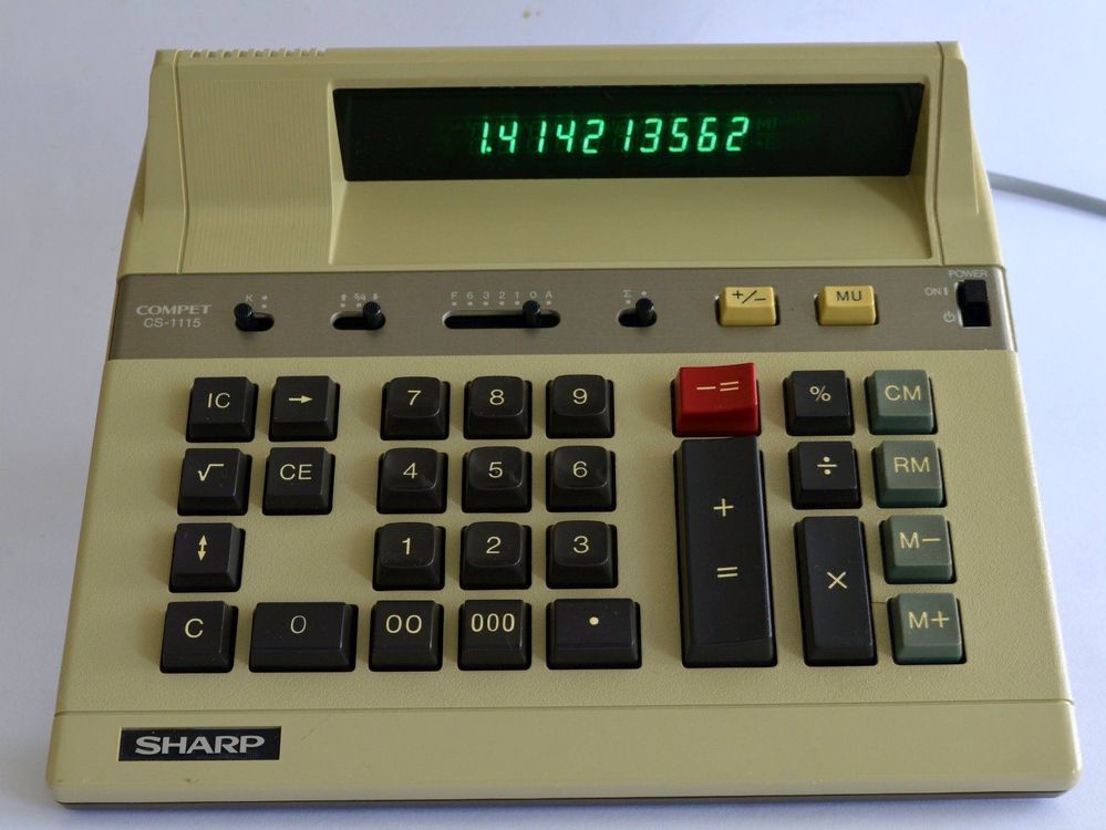 VFD Tischrechner Sharp Compet CS-1115 (Gebraucht) in Zürich für CHF 11.2 – mit Lieferung auf ...