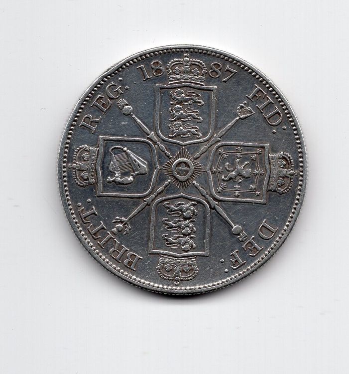 (1816) England, 1/2 Crown 1887 top (Gebraucht) in Rüthi (Rheintal) für ...