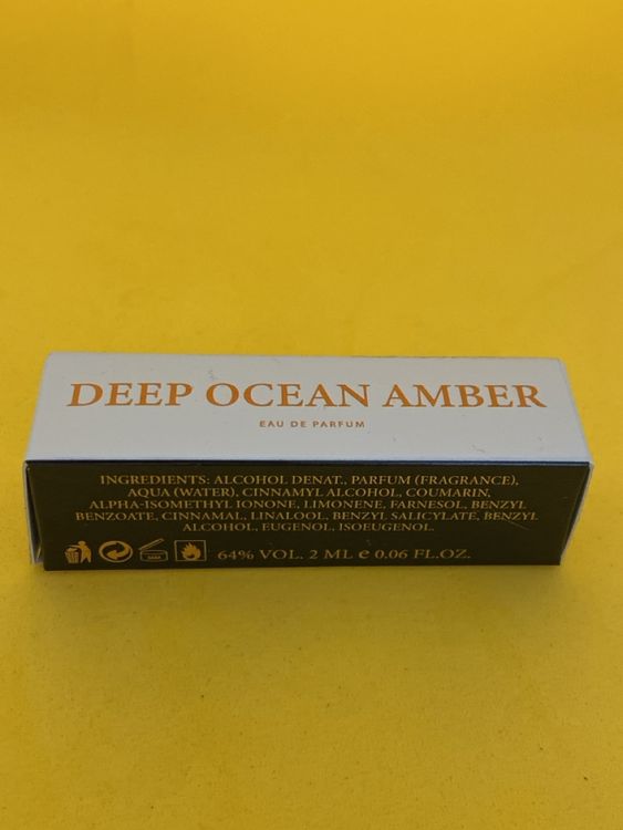 2 ml Sospiro Deep Ocean Amber Probe (Neu und originalverpackt) in ...