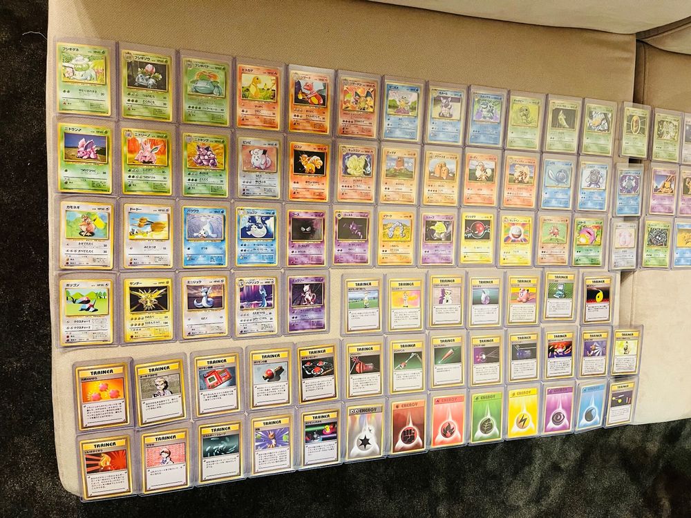 RARE / Pokemon 1996 Full Collection 102 cards with all Holo | Kaufen ...