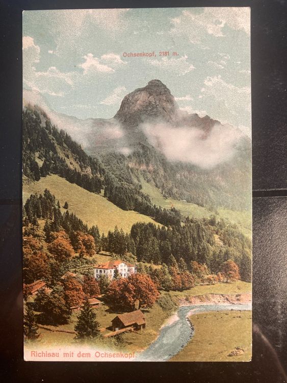 Schweiz 1908 AK Richisau Ochsenkopf Glarus gelaufen (Gebraucht) in Liestal für CHF 4 – mit ...