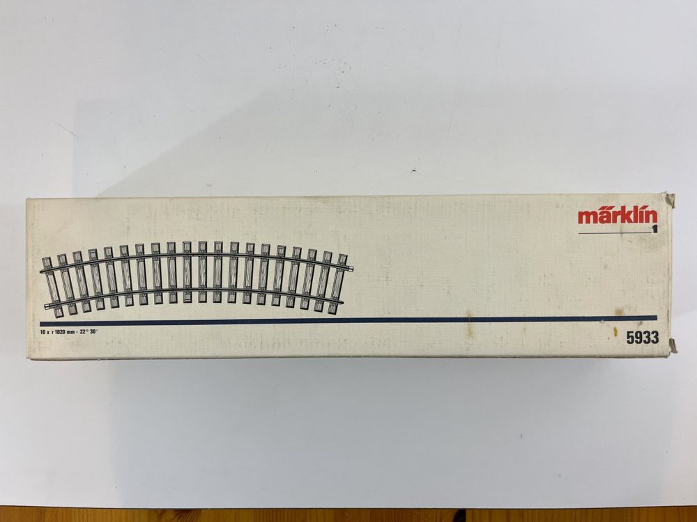 Märklin N° 5933 Voie/Spur 1, Rails courbes/Gebogene Schienen (Neu ...