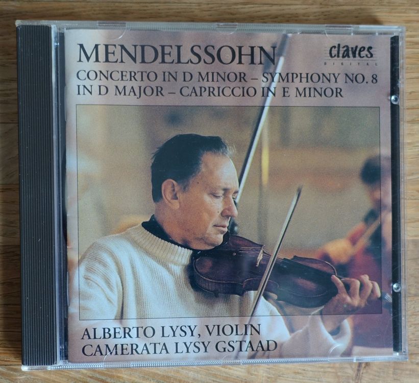 Mendelssohn / Violin Concerto in D Minor, Symphony No.8 -F33 (Gebraucht ...