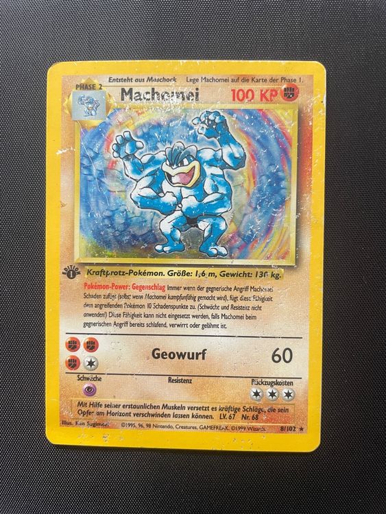 Machomei Holo Base Set 8/102 ab1.-! (Gebraucht) in Niederhasli für CHF 2 – mit Lieferung auf ...