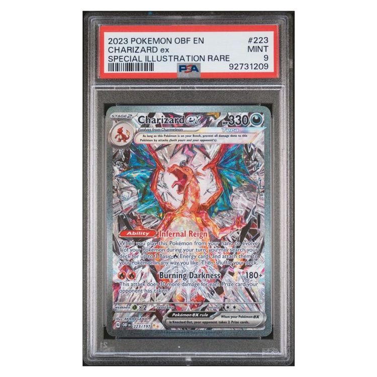 Charizard ex Special Illustration rare OBF PSA 9 Pokémon (Gebraucht) in ...
