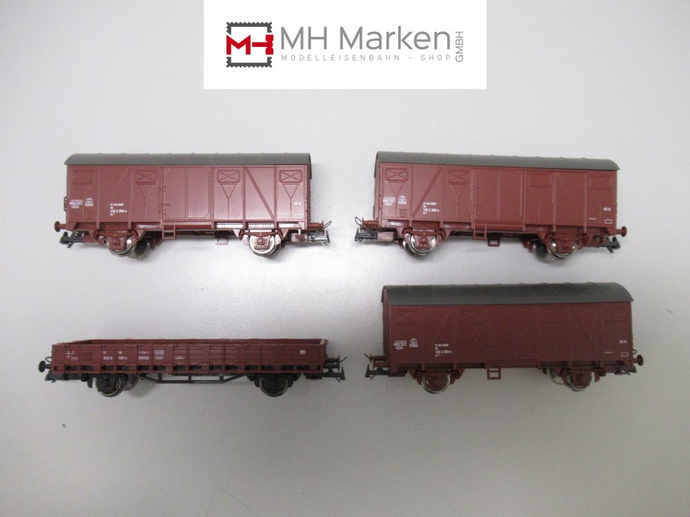 Roco 4-teiliges Güterwagenset SBB Ohne OVP DC GS H0 (Gebraucht) in Basel für CHF 35 – mit ...