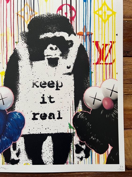 DEATH NYC « Vuitton Banksy Keep it Real & Kaws » 81/100 (Neu (gemäss ...